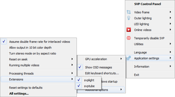 Installation and Upgrade - SmoothVideo Project (SVP) - frame doubling ...